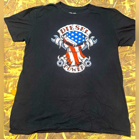 Diesel Power | Shirts | Vintage Rare Diesel Power Working Man Blue ...